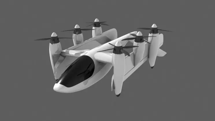 Minuhan Transwing: VTOL Futuristik sareng Desain Wing Lipat Unik