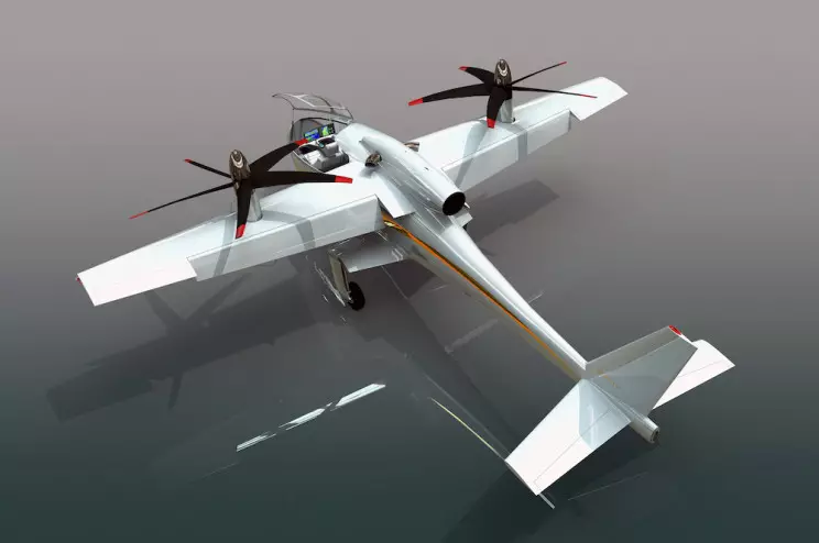 Het nieuwe eVTOL-concept van de jachtontwerper kan verticaal landen of een startbaan gebruiken