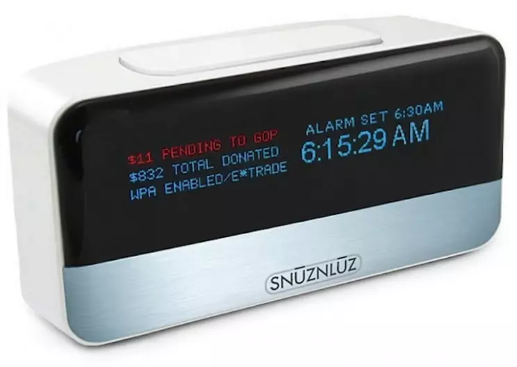 Este despertador doa para caridade toda vez que você aperta o botão soneca