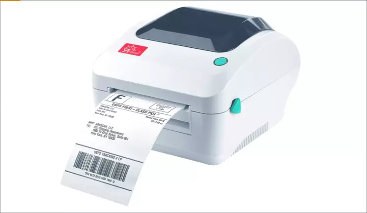 White thermal printer