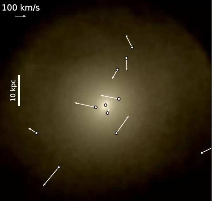 Universumissa syö valtava määrä huijareita supermassiivisia mustia aukkoja