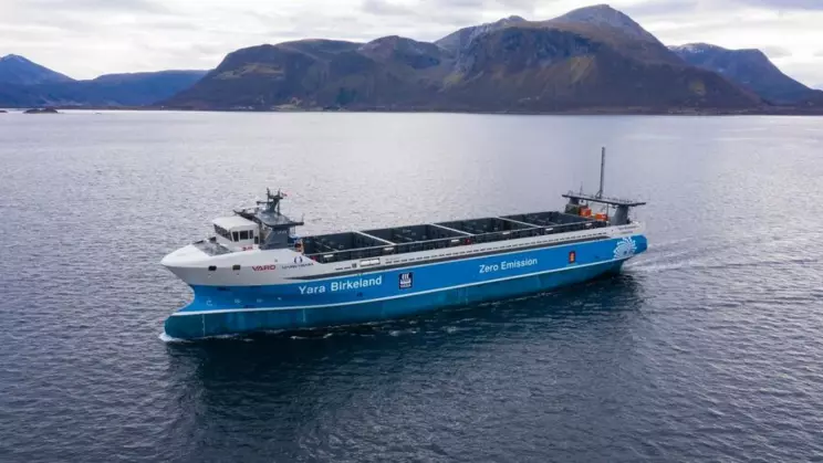 Prvi autonomni teretni brod s nultom emisijom na svijetu potpuno je električni