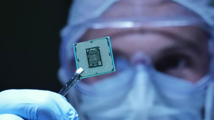 Máquina de chip novo ASML