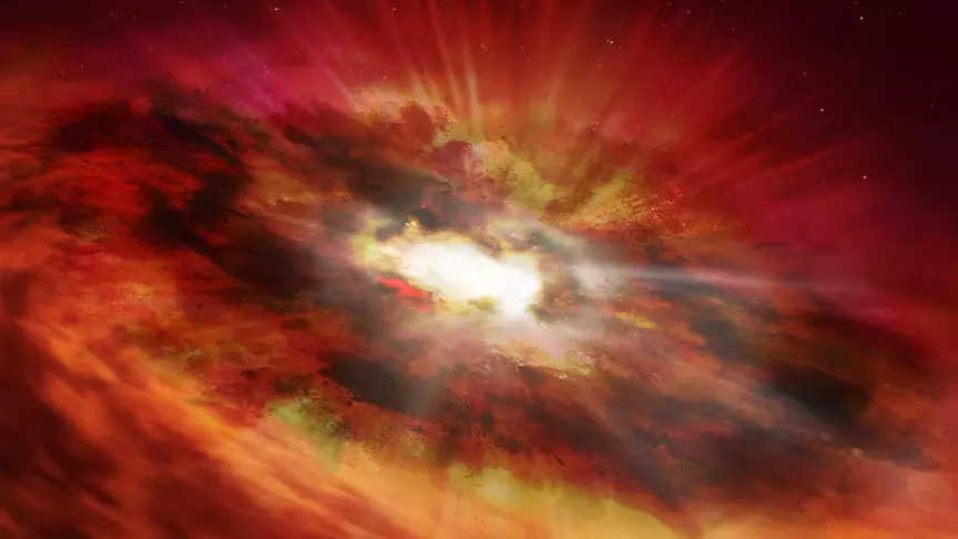 ستاره شناسان یک سیاهچاله به سرعت در حال رشد را از روزهای اولیه کیهان کشف کردند