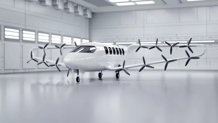 Prihaja nova vrsta 9-sedežnega eVTOL z napihnjenim diamantnim krilom