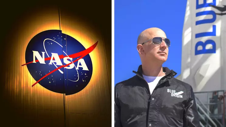 NASA říká, že Blue Origin „v hazardu“ má šanci postavit lunární přistávací modul pryč