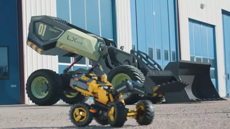 L-Aħħar Loader tal-Volvo Huwa Ibbażat fuq Mudell LEGO RC