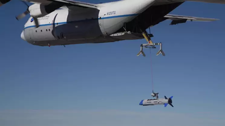 DARPA het vir die eerste keer 'n Gremlins Drone Mid-Air suksesvol herwin