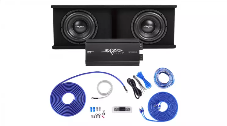 Subwoofer com acessórios