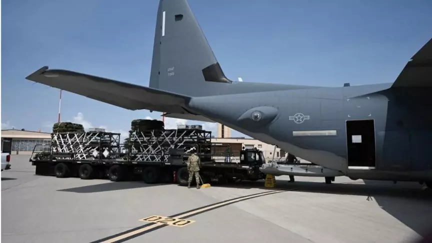 Det amerikanske luftvåpenet gikk et skritt nærmere oppskyting av missiler fra lastefly