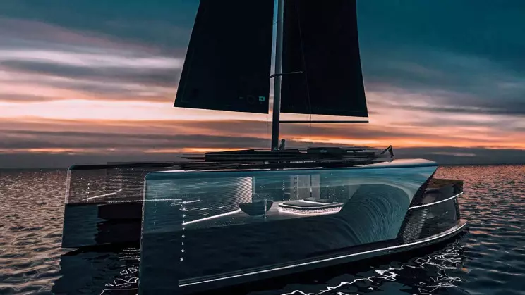 Ce yacht transparent vous enverra dans des rêves de luxe ultime en mer