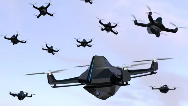 DARPA tab tom ua hauj lwm ntawm Ib Tug Tshiab Wireless Tech kom them Drone Swarms Seamlessly