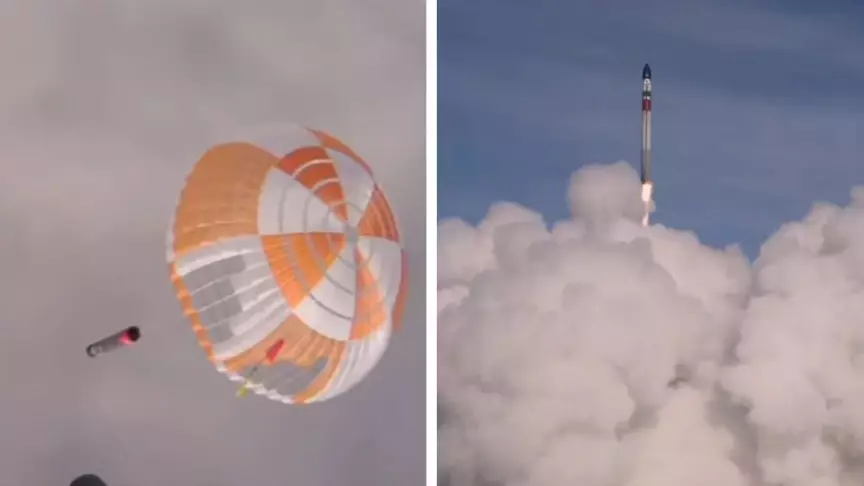 Rocket Lab hleypti af stað og endurheimti eldflaug í lofti í fyrsta sinn í heiminum