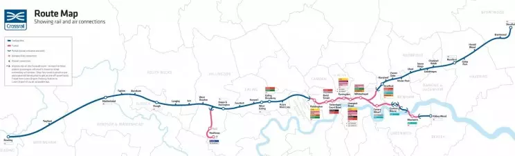 Cross Rail Map