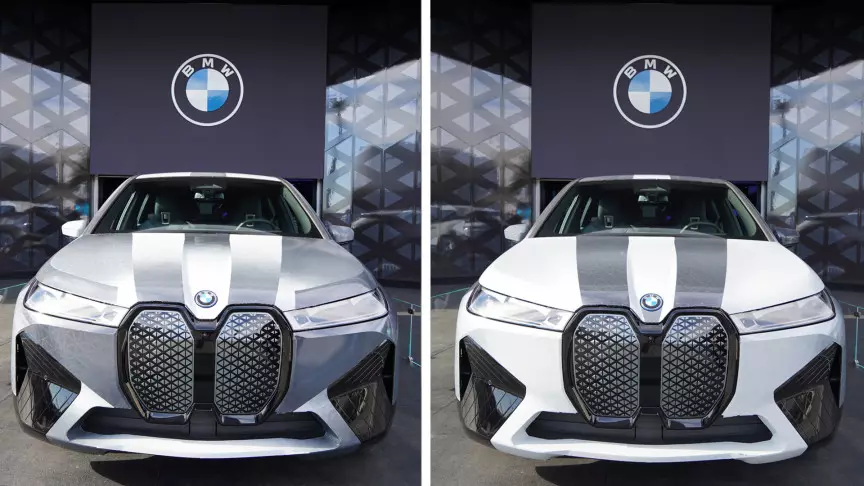 BMW இன் புதிய கார் 'பொத்தானைத் தொட்டு' நிறத்தை மாற்றுகிறது