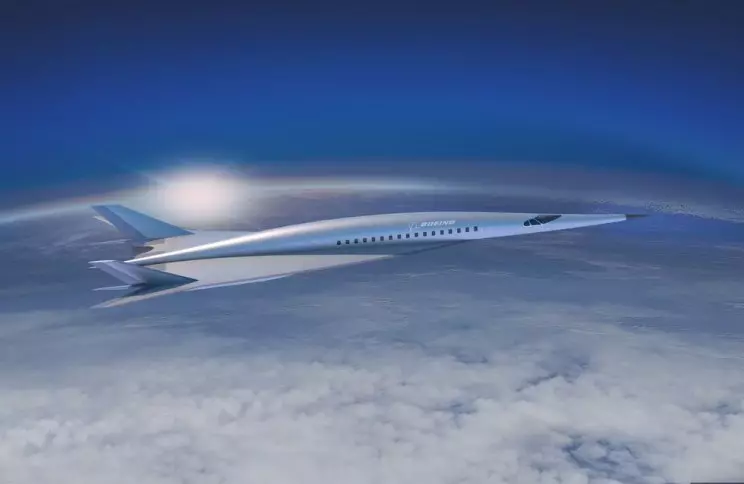 Mohopolo o Mocha oa sefofane sa Boeing oa Hypersonic o fihla ho lebelo la Mach 5