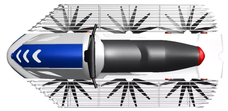 Hoverbike Cusub Oo Jooga Heerka Mahadnaqa Rotor Hemispherical Hemispherical Lift-Rotor