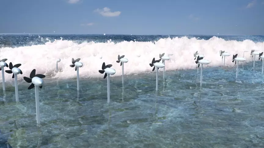 Япония разрабатывает уникальные турбины, ловящие волны, для сбора энергии