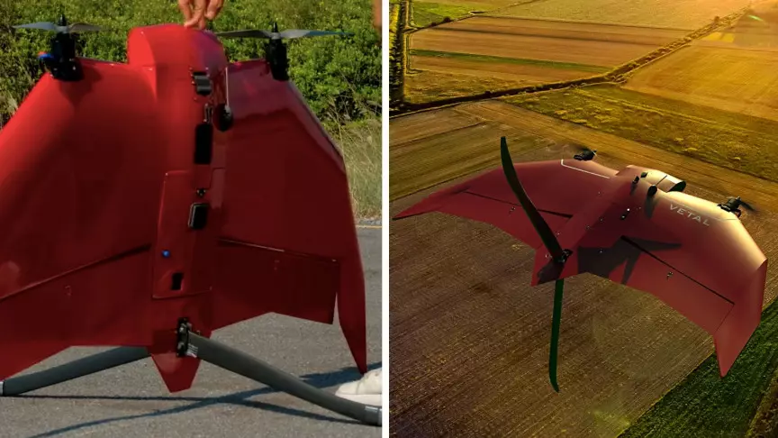 Նոր VTOL անօդաչու թռչող սարքը թռիչքուղու կարիք չունի թռիչքի համար