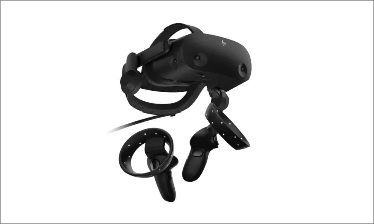 Headset realitas virtual ireng