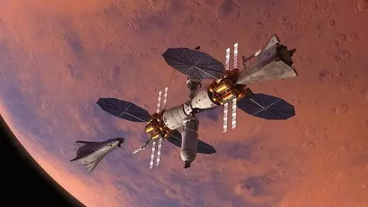I-Lockheed Martin isinika umbono wokuqala kwi-Mars Lander yayo enokuphinda isetyenziswe