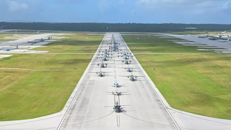 Elephant Walk: de luchtmacht van de VS, Japan en Australië pronken met kracht