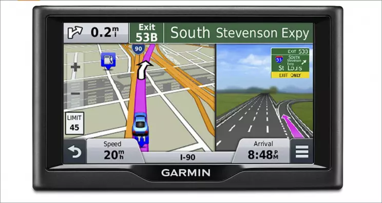 Črn GPS navigator