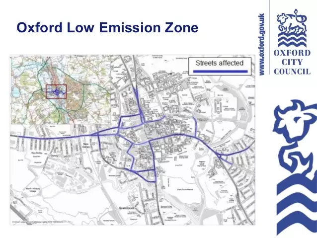 Oxford is op pad om teen 2030 die wêreld se eerste nul-emissiesone te word