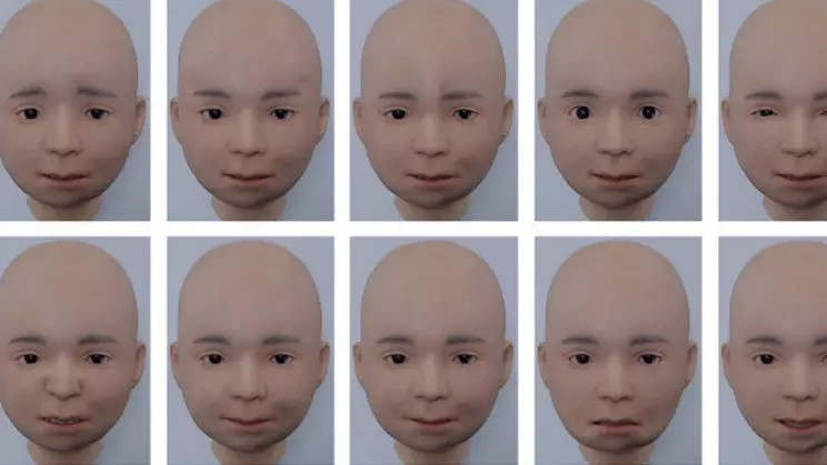 Bilim adamları altı yüz ifadesini iletebilen bir 'android çocuk' geliştirdi