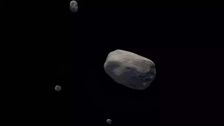 En ny algoritme afslører den første triple-moon asteroide nogensinde opdaget