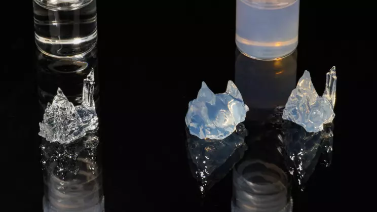 Een nieuwe 3D-printtechniek produceert in slechts enkele seconden objecten uit hars