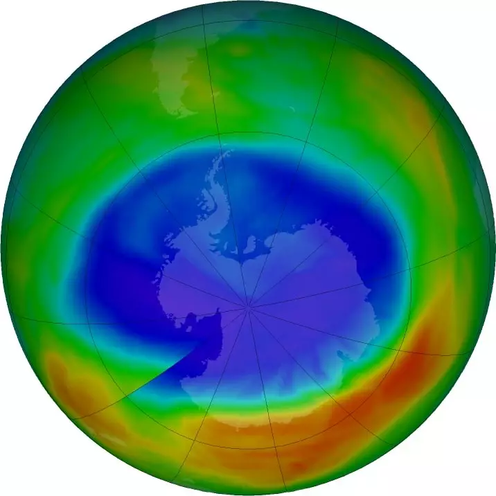 D'NASA bericht datt d'Lach an der Ozonschicht dat klengst ass wat et an 30 Joer war