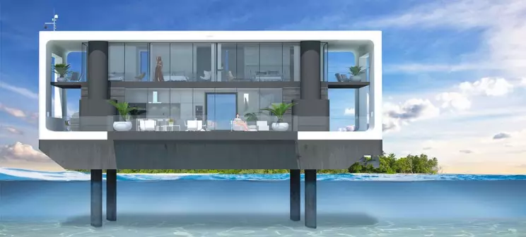 Ieu $ 2 Juta Hurricane-Proof Floating Homes Bakal Dijual Taun payun