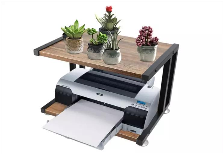 Stand printer kayu