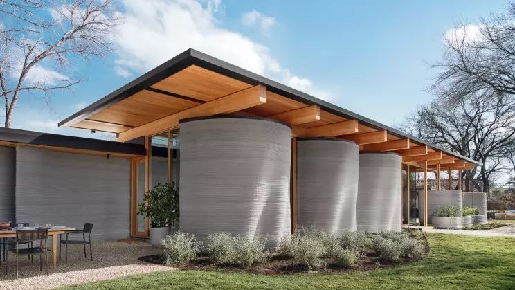 یک خانه جدید با پرینت سه بعدی معماری را از لبه جلو می برد