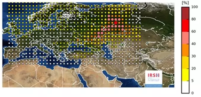 Французький інститут ядерної безпеки оголосив ядерні хмари над Європою безпечними