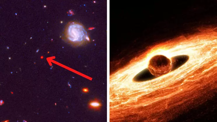 Hubble nemokake bolongan ireng supermassive sing lair kanggo pisanan