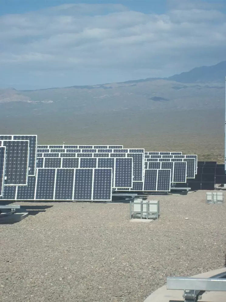 Photovoltaesch Kraaftwierk an Argentinien