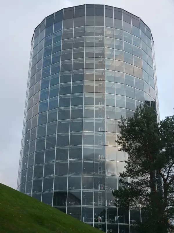 Die Autotürme von Volkswagen in der Autostadt in Wolfsburg