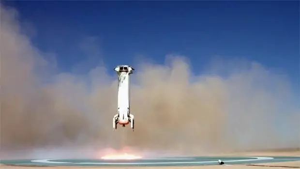 Novo vesoljsko plovilo Blue Origin opravi prvi testni let