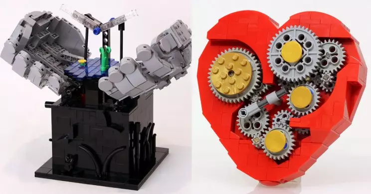 Бу 12 кинетик LEGO скульптура сезне рухландырачак