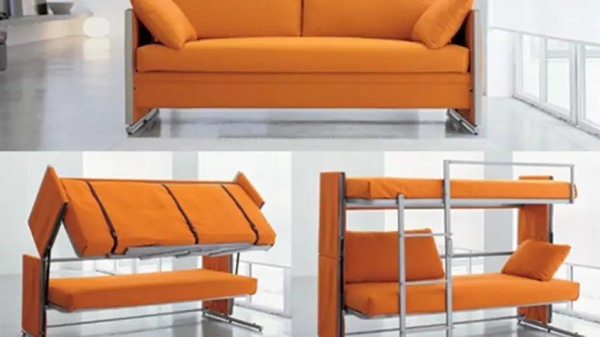 Omvormbaar Futon Stapelbed