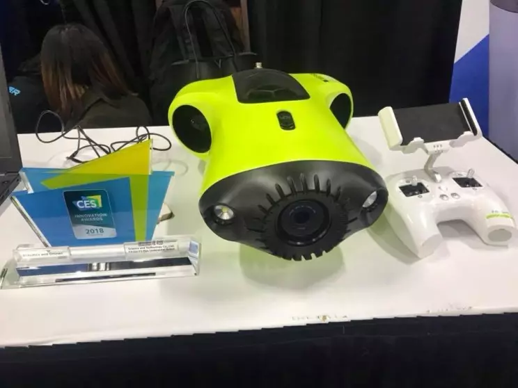 Ity Drone Exploration Underwater ity dia nahazo ny loka CES 2018 Innovation Award