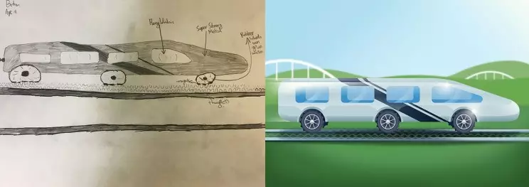 Estos asombrosos diseños son el futuro de los autos según niños de 11 años