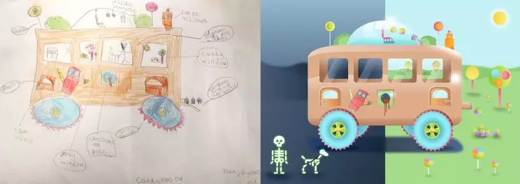 Estos asombrosos diseños son el futuro de los autos según niños de 11 años