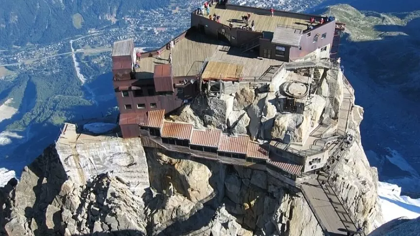 Aiguille du Midi, Frankrike