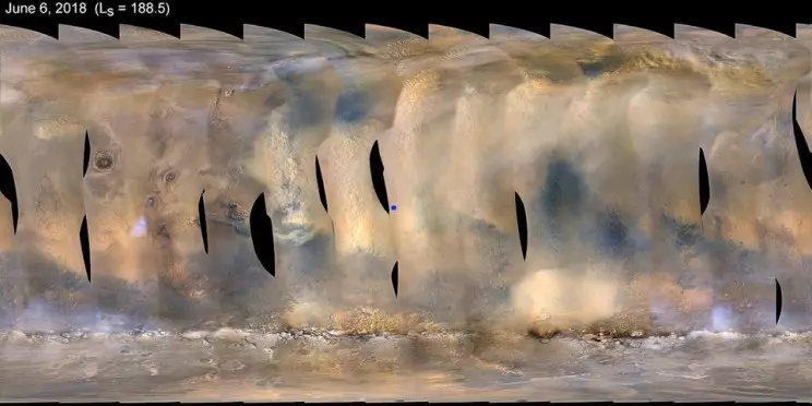 НАСА Ангарагийн шороон шуурганы үеэр Opportunity Rover-тэй холбоо тасарсан