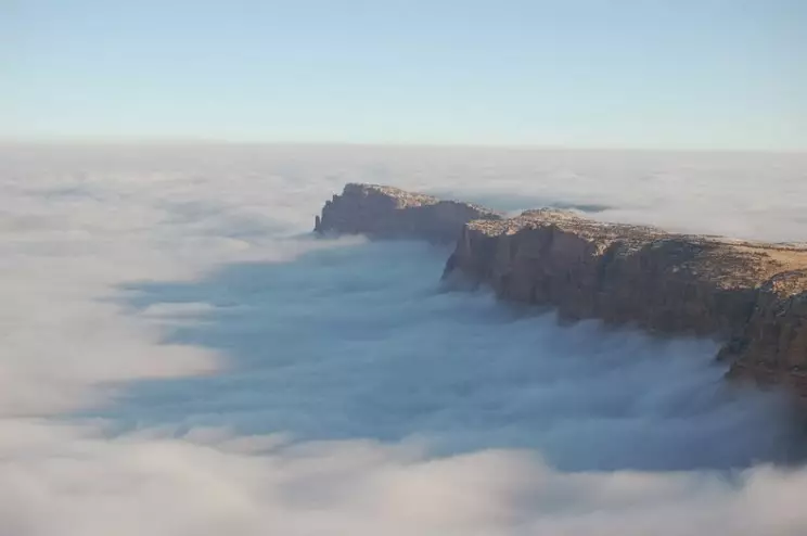 Fogs a cikin Grand Canyon - Rare, amma wanda ba za a iya mantawa da shi ba!