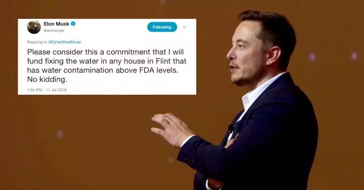 Nangako si Elon Musk na Aayusin ang Krisis sa Tubig ni Flint sa pamamagitan ng Twitter