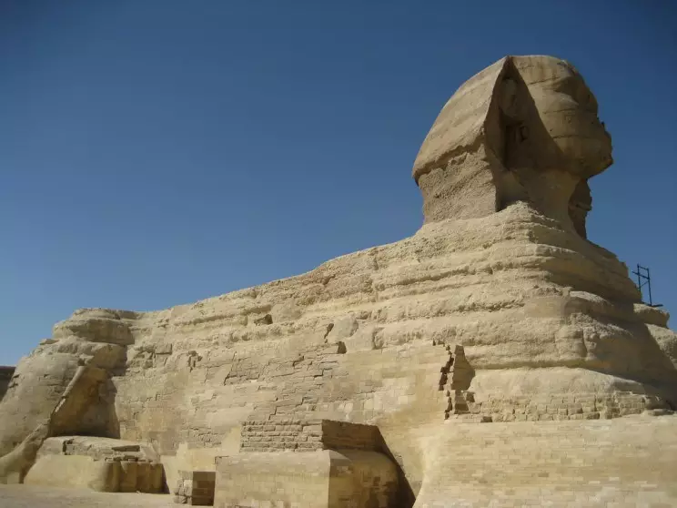 Fascinantna dejstva o veliki sfingi v Gizi in kako je bila zgrajena